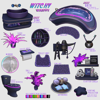 Second Life Marketplace - [Kres] Witchy Washy Gacha - Toothbrush Holder